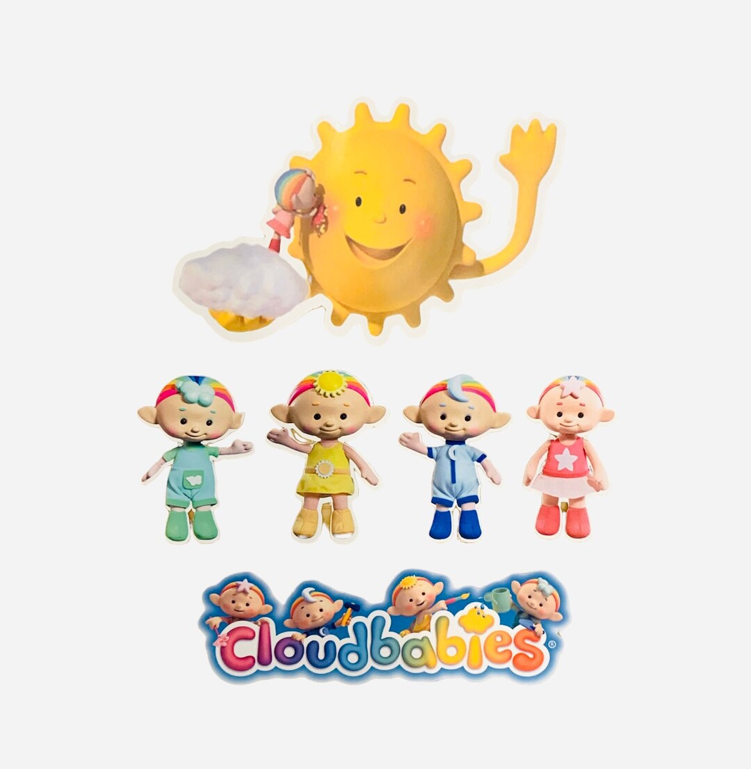 Cloudbabies Cake Topper Set,cbeebies,1st Bday Cake Decorations,pre ...