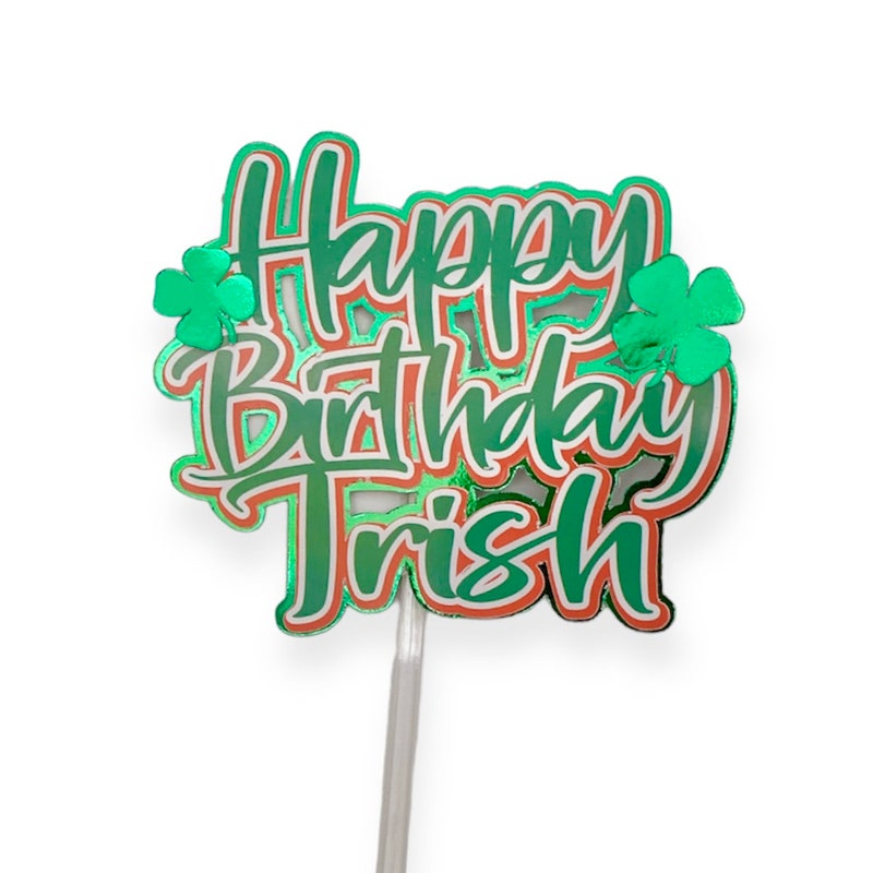Irish Cake Topper - Etsy UK