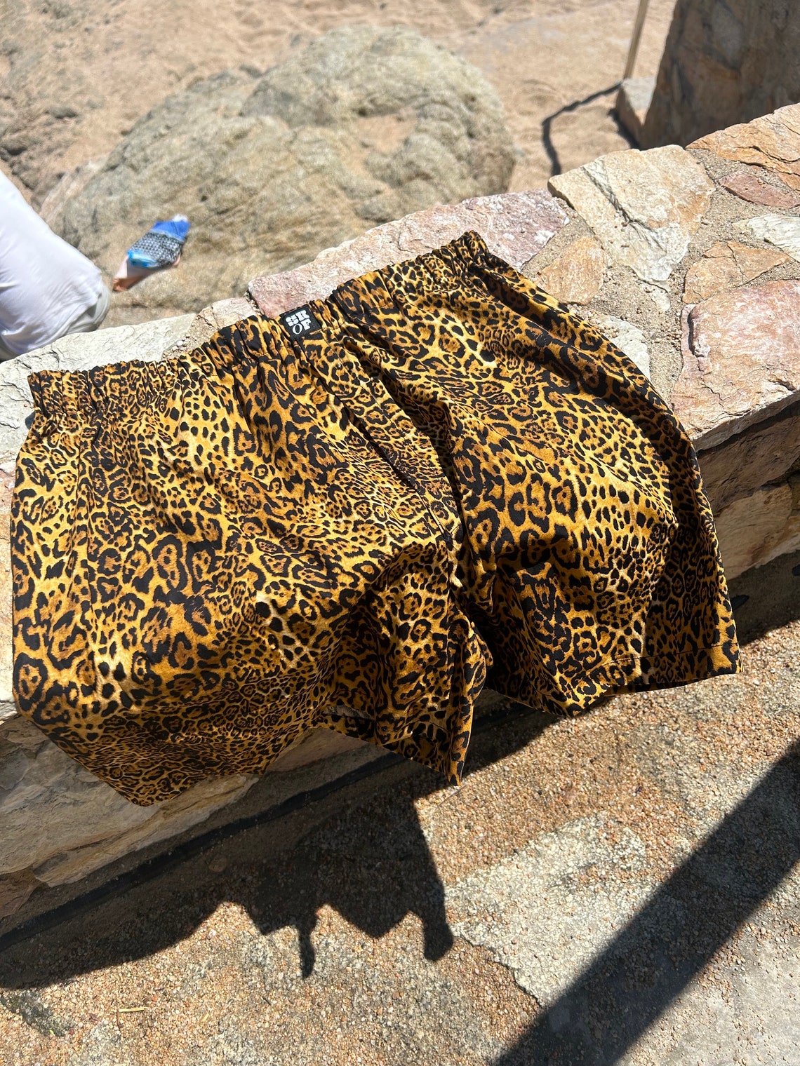 Unisex Leopard Print Boxer Shorts - Etsy