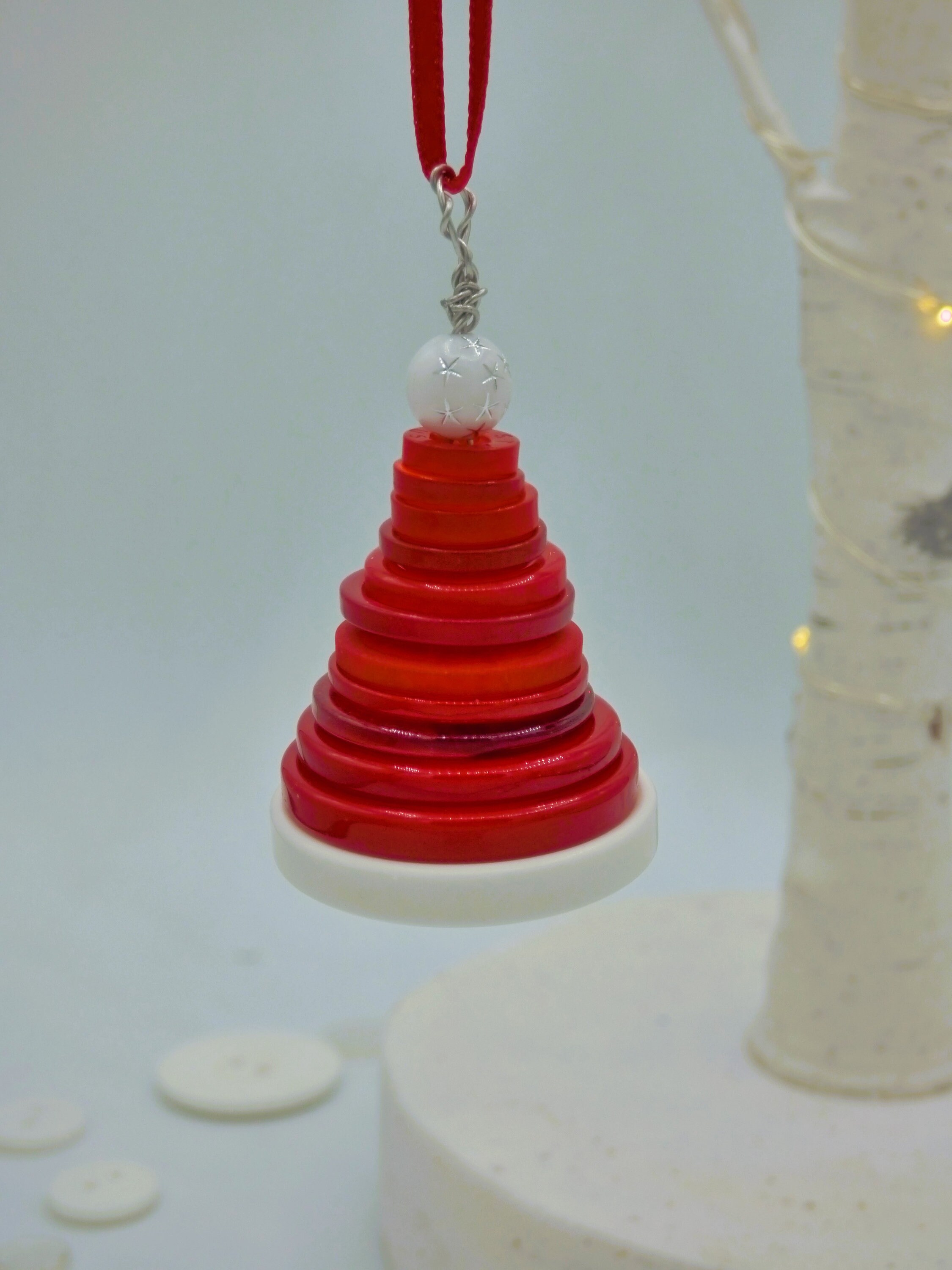 Button Santa and Elf Hats - Etsy