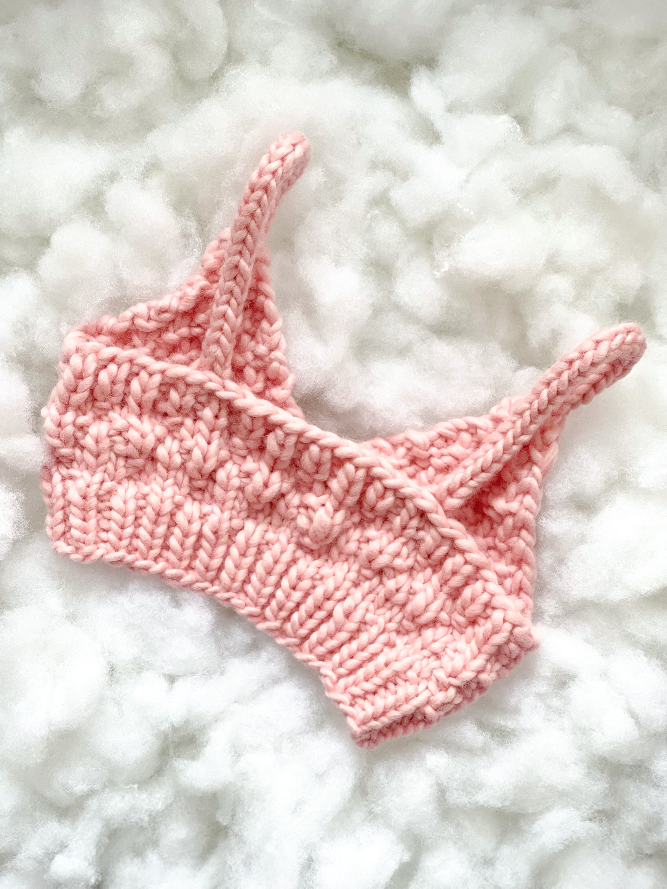 Devil Wears Brada Digital Download Chunky Knit Bralette - Etsy Canada