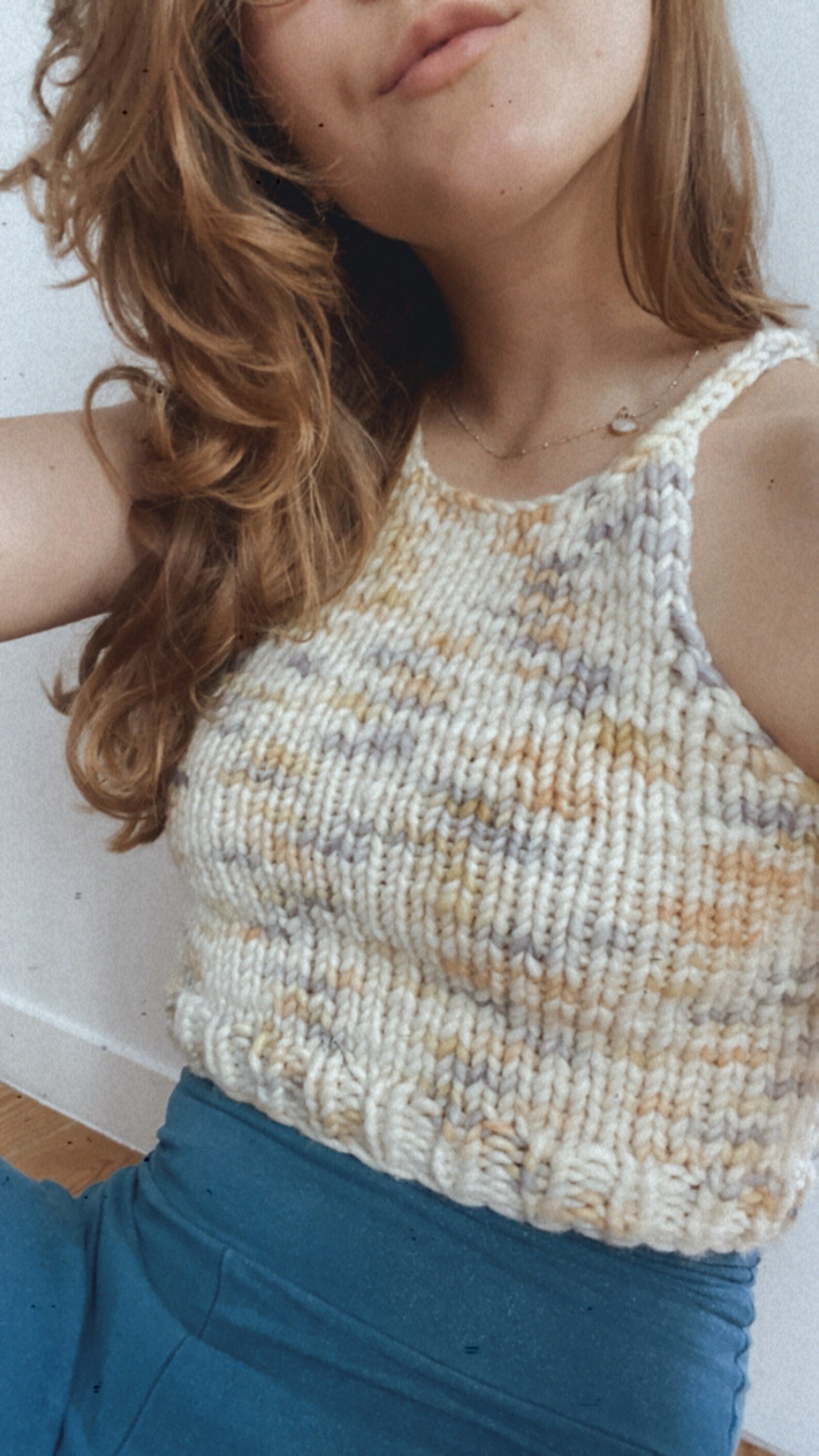 Your Everyday Tank Top Digital Download Chunky Knit Crop Top Pattern ...