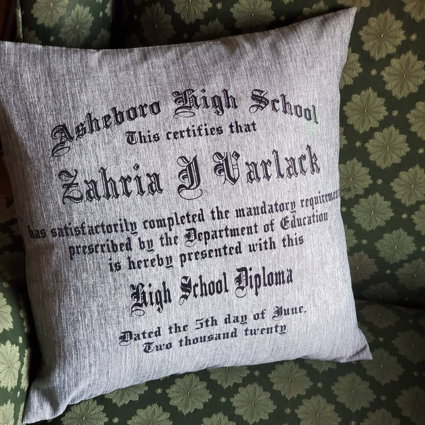Custom, Graduation Pillow, Diploma Pillow, Custom Diploma Pillow, 2023 ...