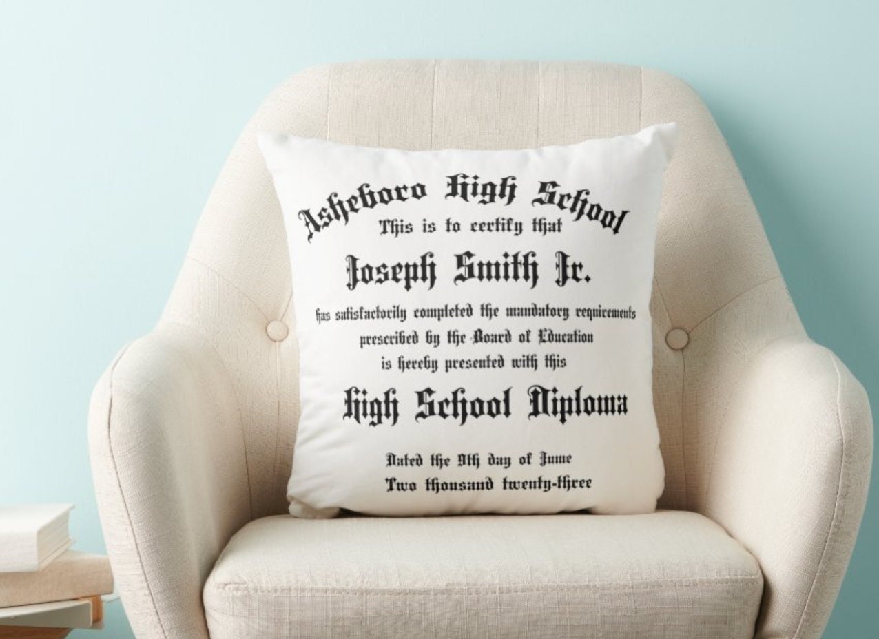 Custom, Graduation Pillow, Diploma Pillow, Custom Diploma Pillow, 2023 ...