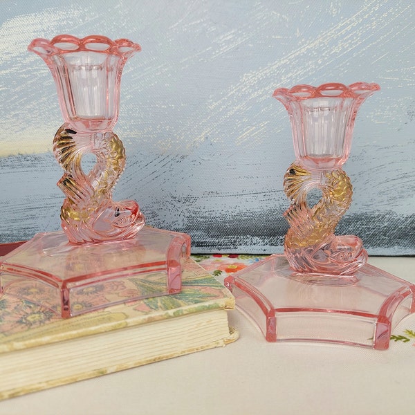 Dolphin Candlesticks - Etsy