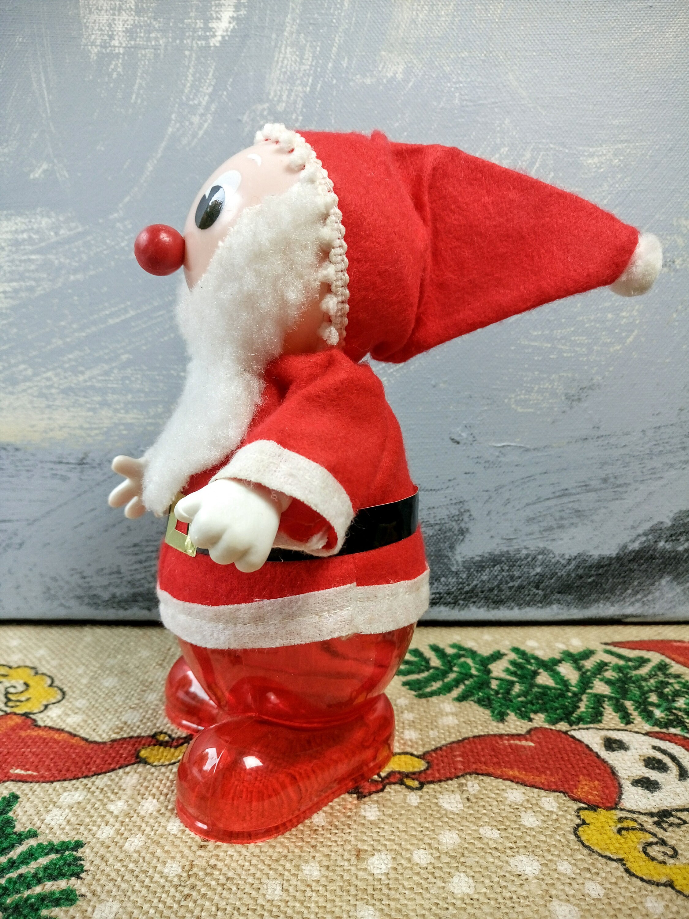 Plastic Santa Candy Container Made in Hong Kong - Etsy