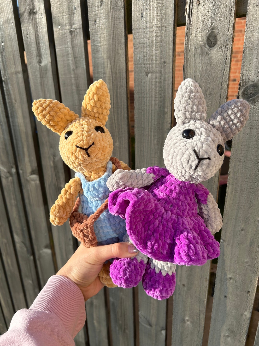 Brooklyn & Bentley Bunny Pattern Pack, Crochet Bunny Pattern, Easter ...