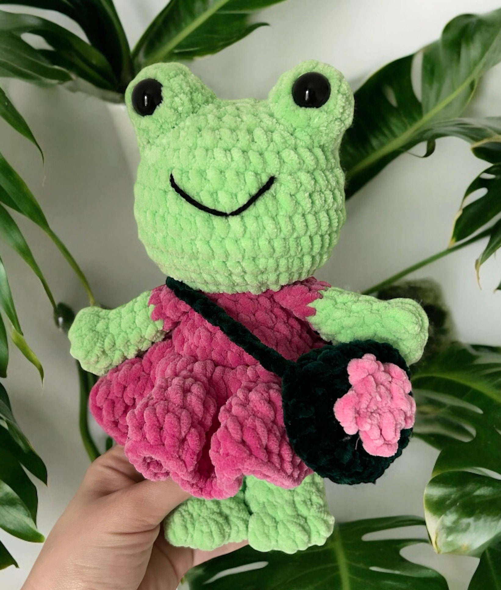 Felicity Frog Crochet Pattern, Frog Crochet Pattern, Low Sew Frog, Low ...