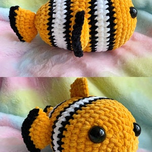 Coco the Clownfish PDF Crochet Pattern, Clownfish Crochet Pattern - Etsy
