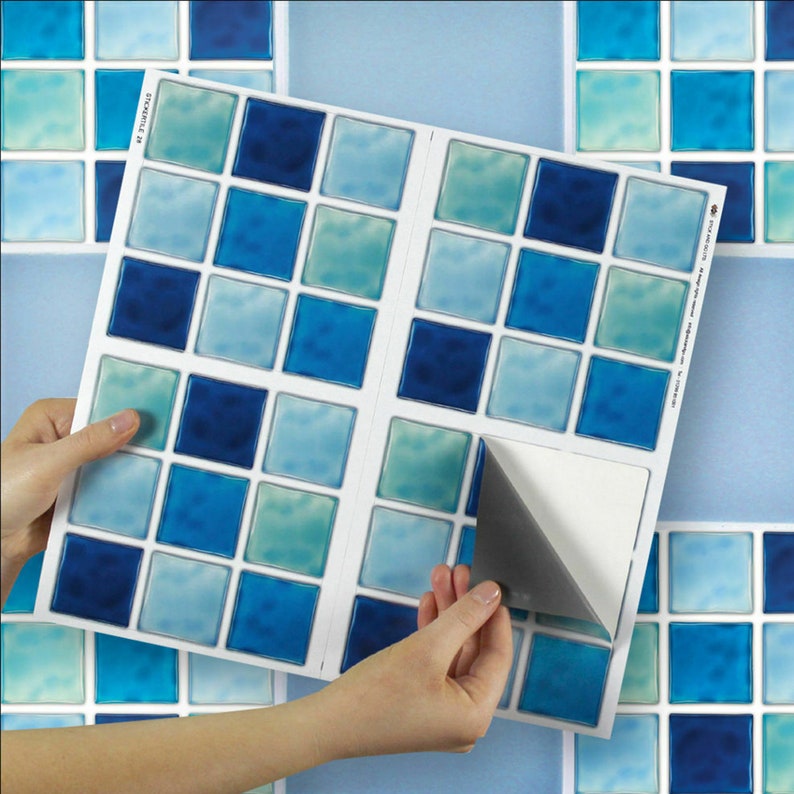 Stick On Tile Vinyl Transfer Stickers 6x6 for | Etsy