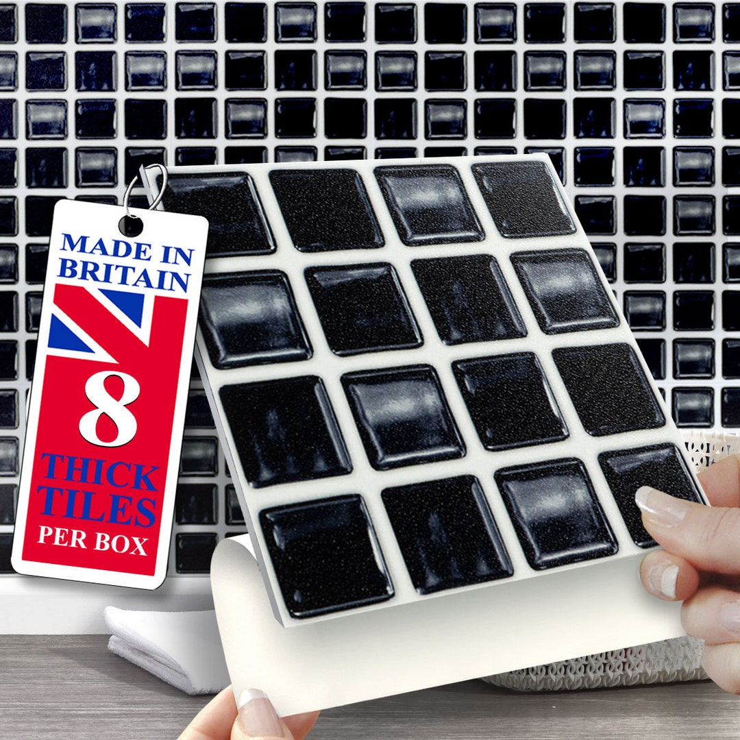 6"x6" Wall Tile Stickers, Self Adhesive, SOLID / THICK, Stick on Tiles ...