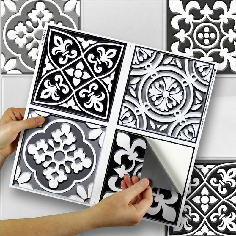 Stick On Tile Vinyl Transfer Stickers 6x6 for | Etsy