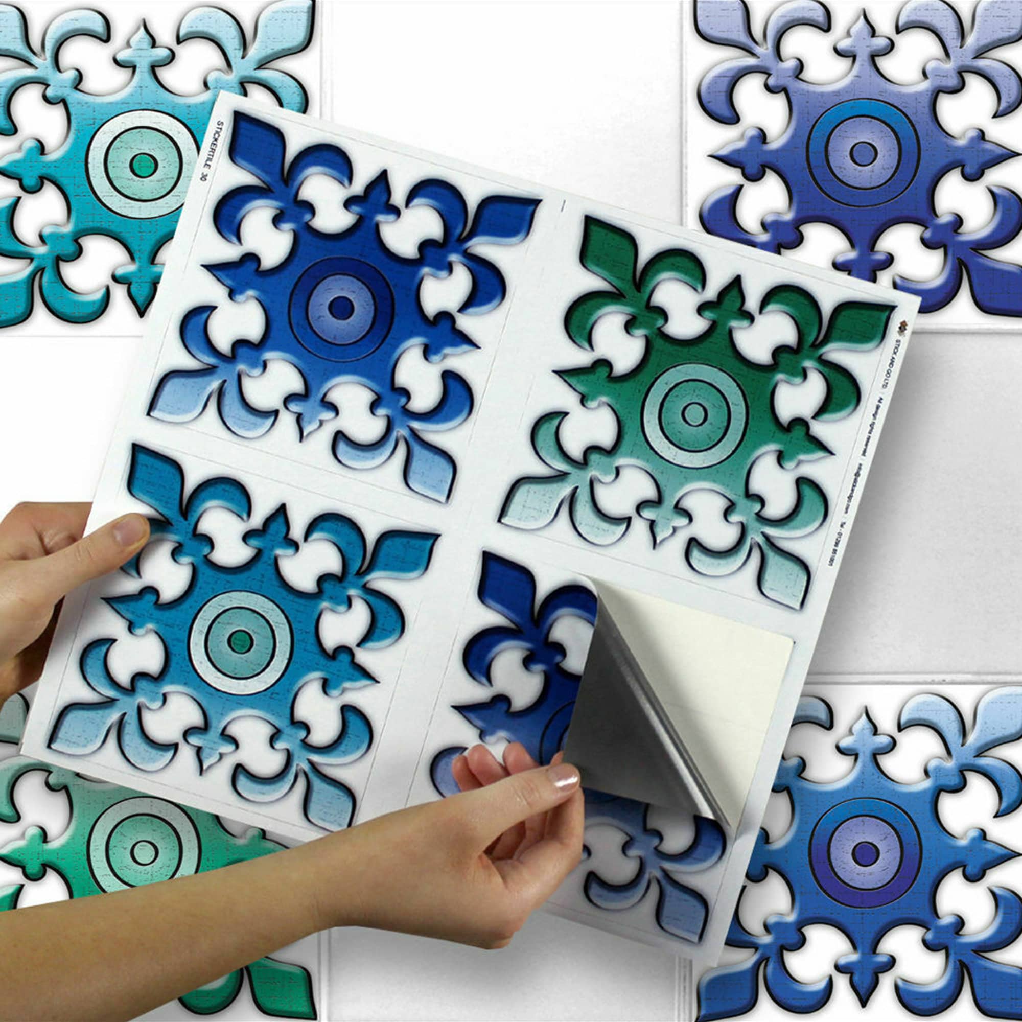 Stick On Tile Vinyl Transfer Stickers 6x6 for | Etsy