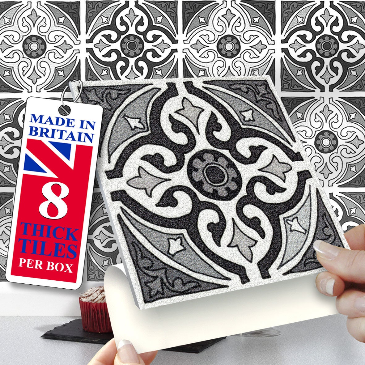 6x6 Wall Tile Stickers Self Adhesive SOLID / | Etsy