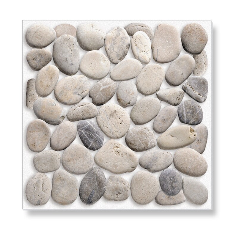 Pebble Mosaic Wall Tile Stickers: 4"x4" Self Adhesive (18 Pack) - Etsy