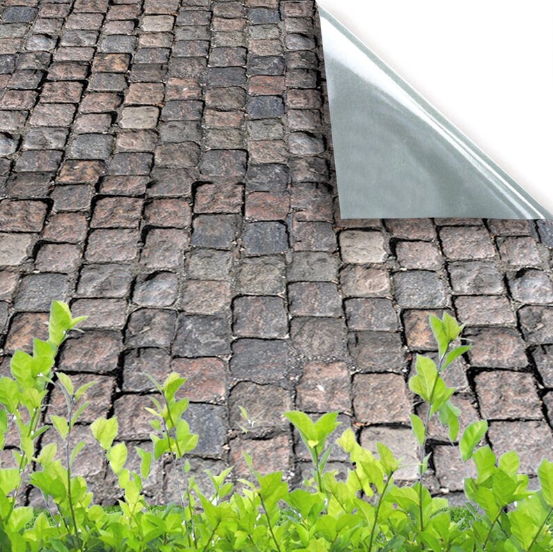 Dolls House Cobblestone Wallpaper, 1/24 Scale, Self Adhesive Vinyl (set ...