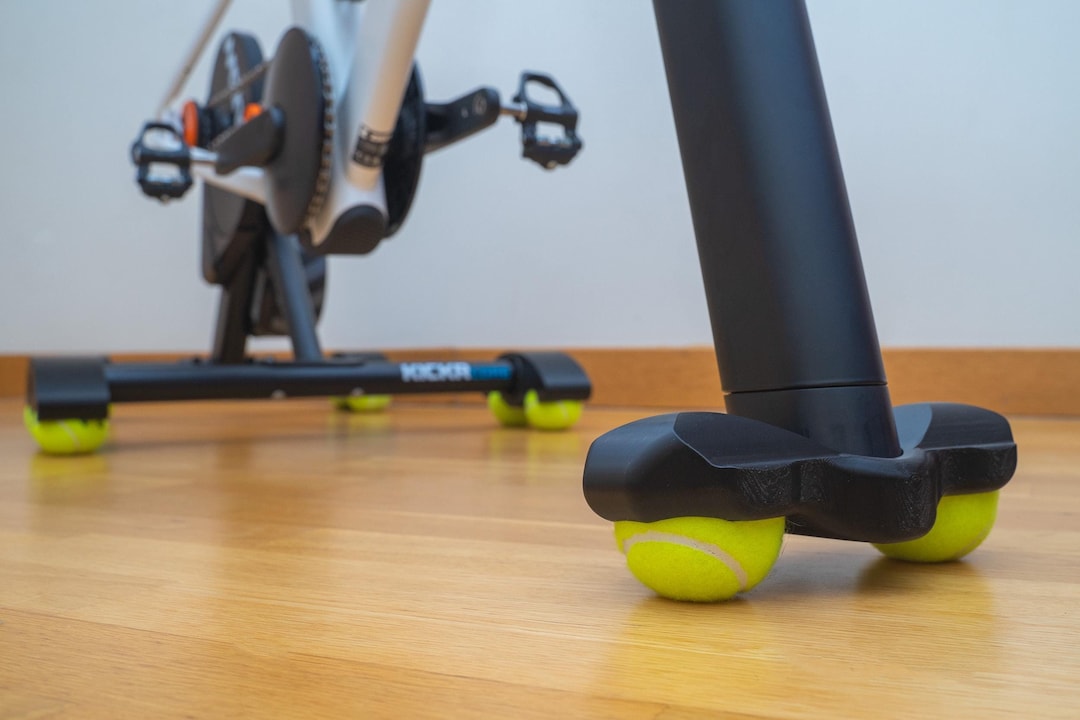 Zwift Ride and Kickr Core Compatible Rocker Feet / Tennis Ball Mod for Zwift Ride and Kickr Core ...