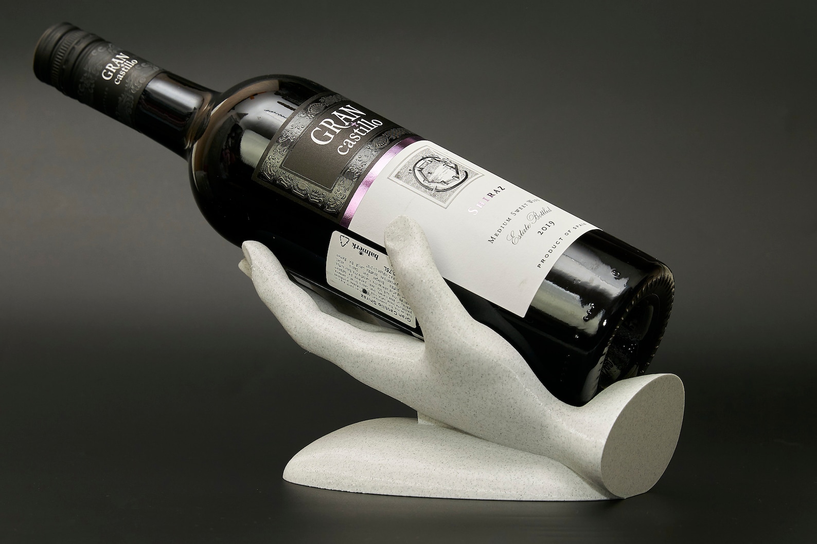 Wine Bottle Holder Hand Shaped Wine Storage Dining Table | Etsy