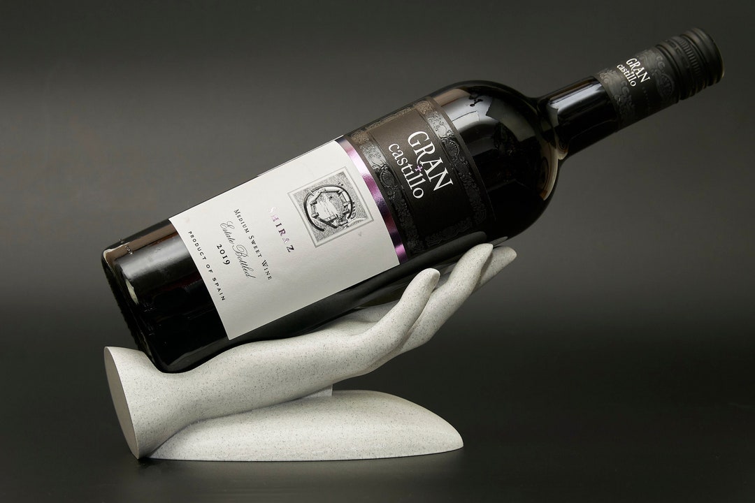 Wine Bottle Holder Hand Shaped | Wine Storage | Dining Table Decor ...