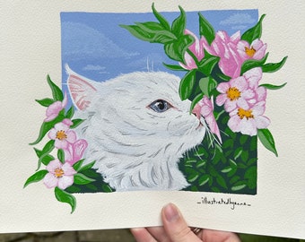 Gouache Paintings - Etsy UK