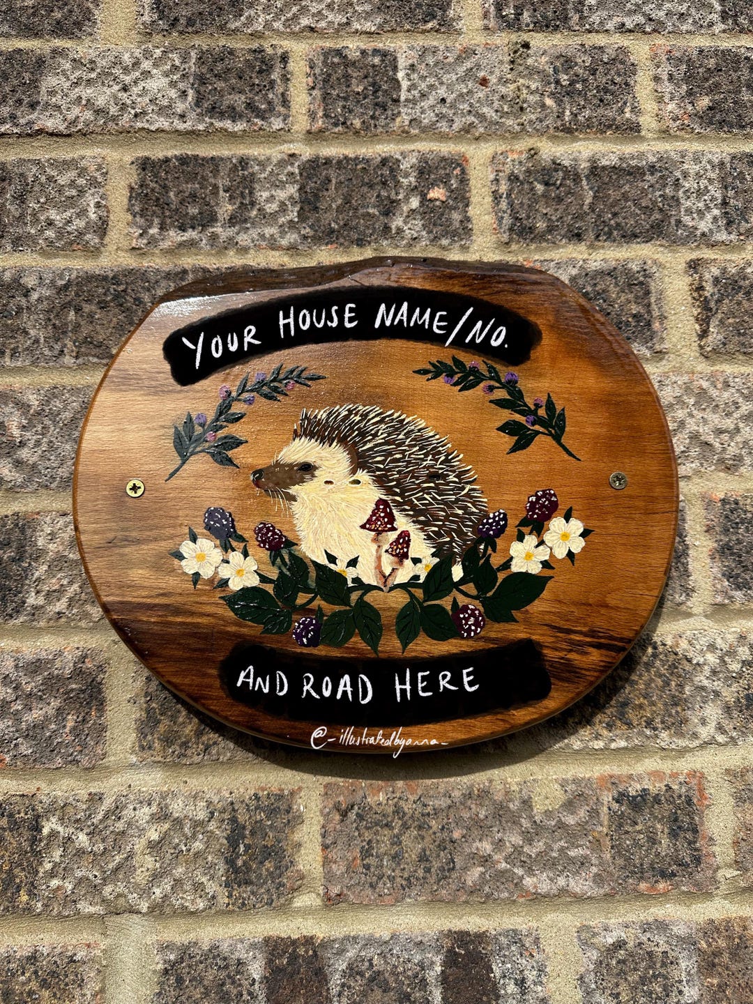 Custom Wooden House Plaque Sign - Etsy