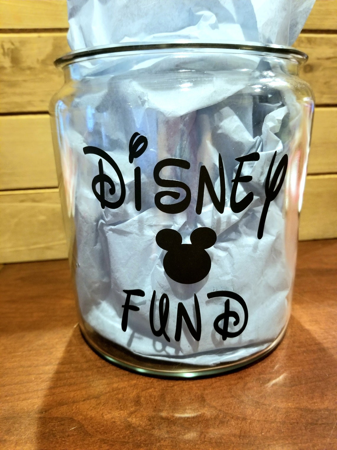 Customizable Inspired by Disney Decals Vacation Funds Piggy Bank Label ...