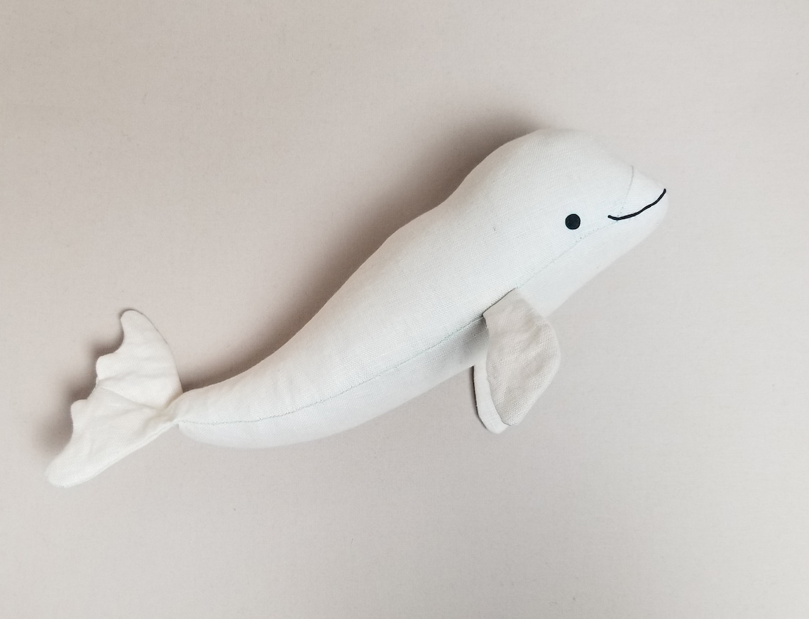 Beluga Whale Sewing Pattern, DIY Soft Toy (PDF Download) - Etsy