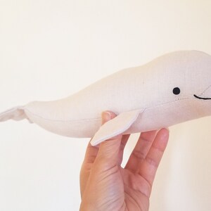 Beluga Whale Sewing Pattern & Tutorial,pdf Download, DIY Soft Toy. 2 ...