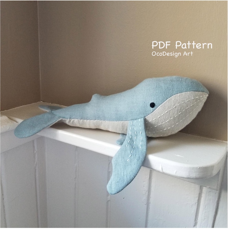 Whale Sewing Pattern - Etsy