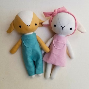 Sheep Stuffed Animal Sewing Pattern & Tutorial,pdf Download, Sheep Doll ...
