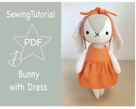 PDF Bunny Sewing Pattern & Tutorial Bunny Sewing Pattern | Etsy Canada