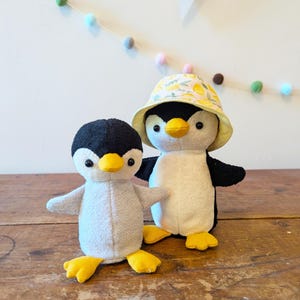 Penguin Stuffed Animal Sewing Pattern & Tutorial,pdf Download, Doll ...