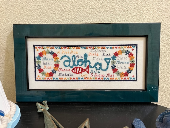 Hawaiian Bookmark Cross Stitch Pattern PDF Version - Etsy