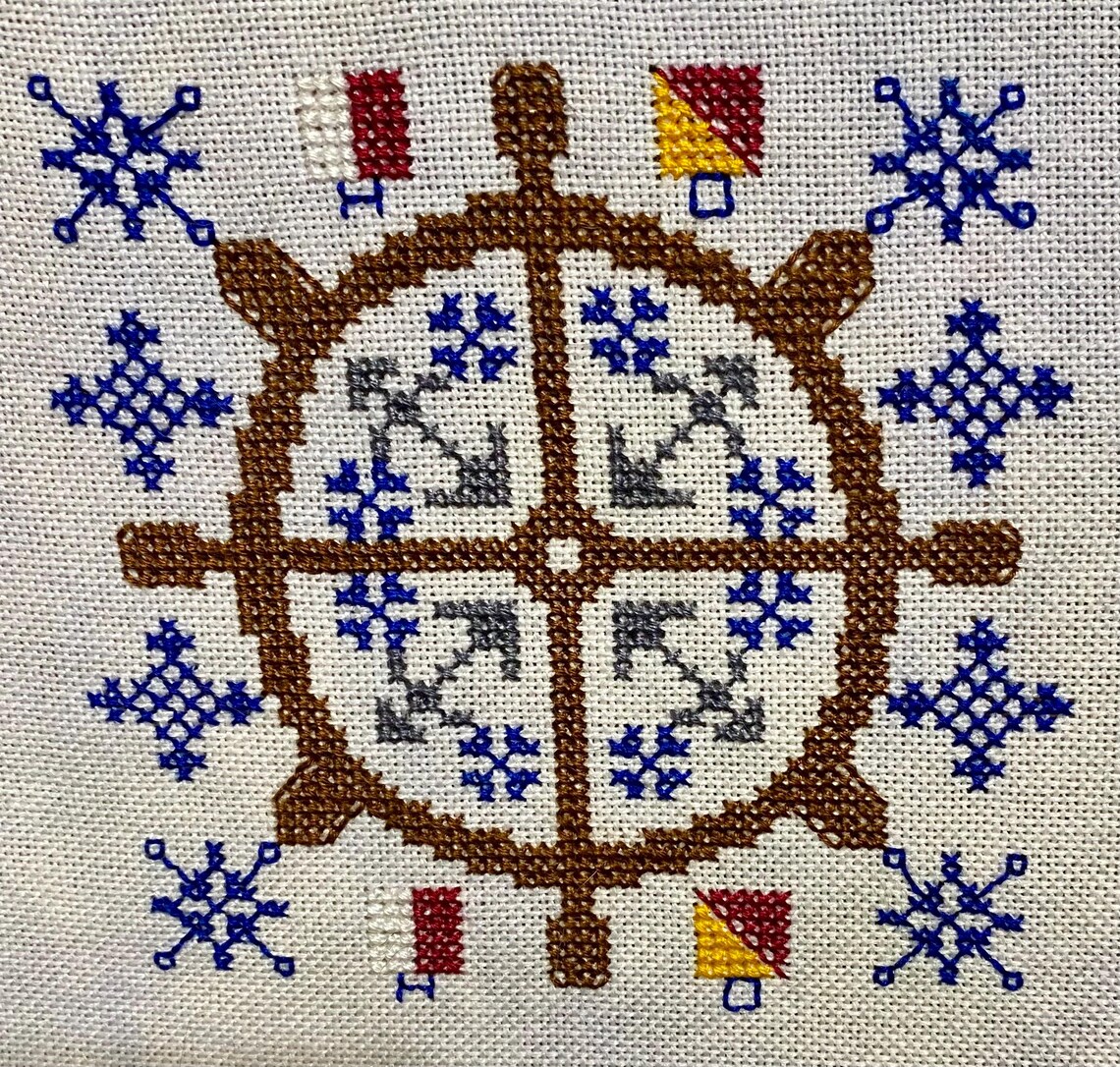 Nautical Snowflake 2 Cross Stitch Pattern - Etsy