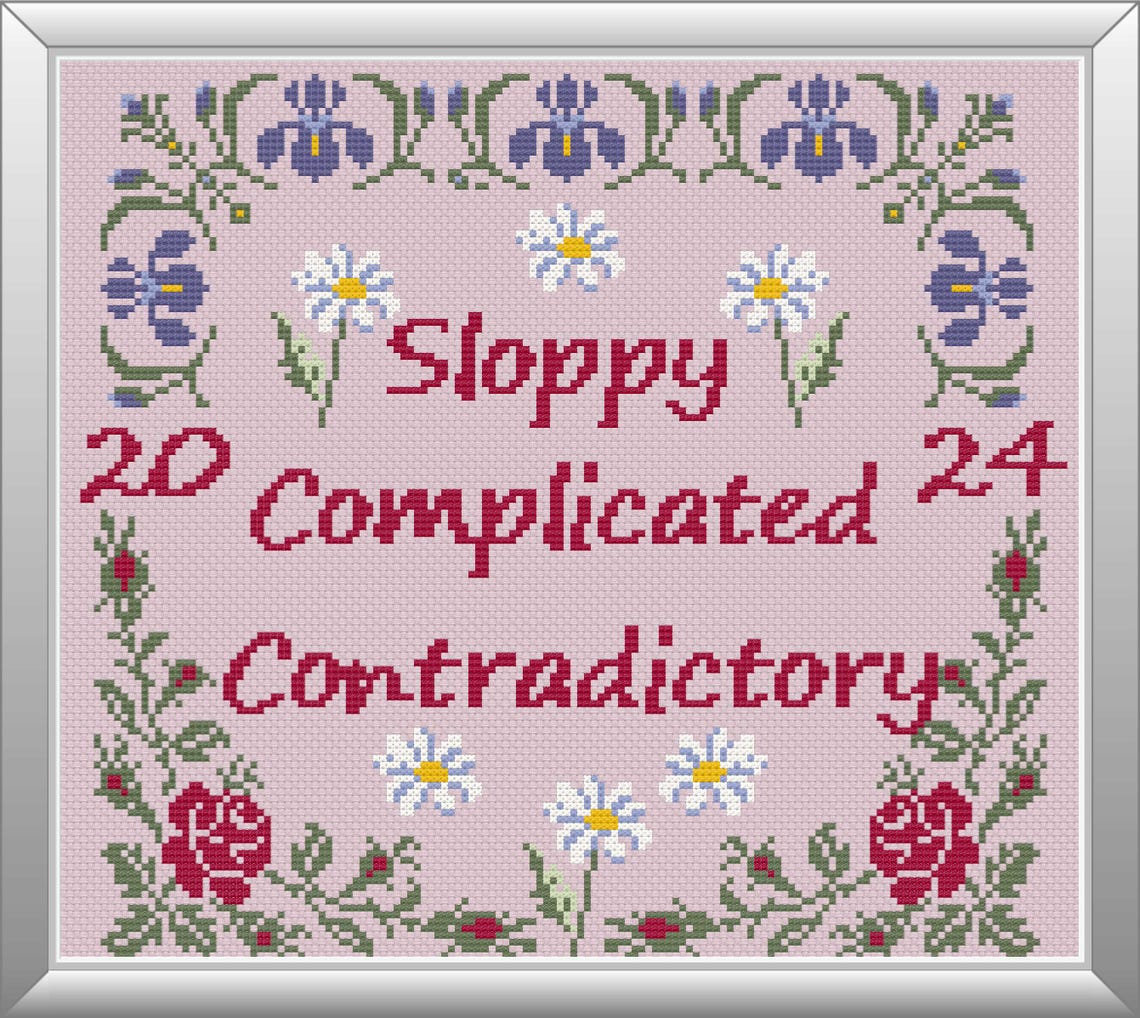 Complicated Cross Stitch Pattern - Etsy