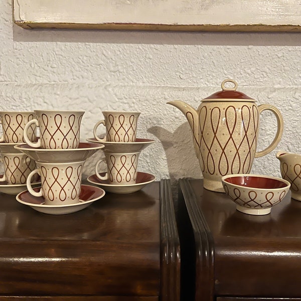 Susie Cooper Tea Set - Etsy