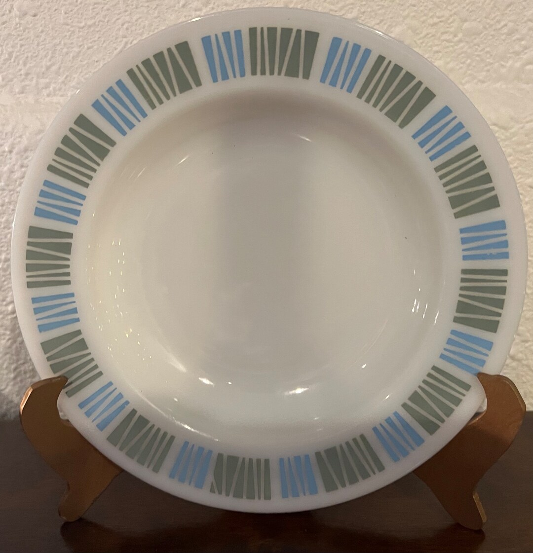 Pyrex, England, JAJ, Matchmaker, Rimmed Soup Bowls, Set of 6 - Etsy