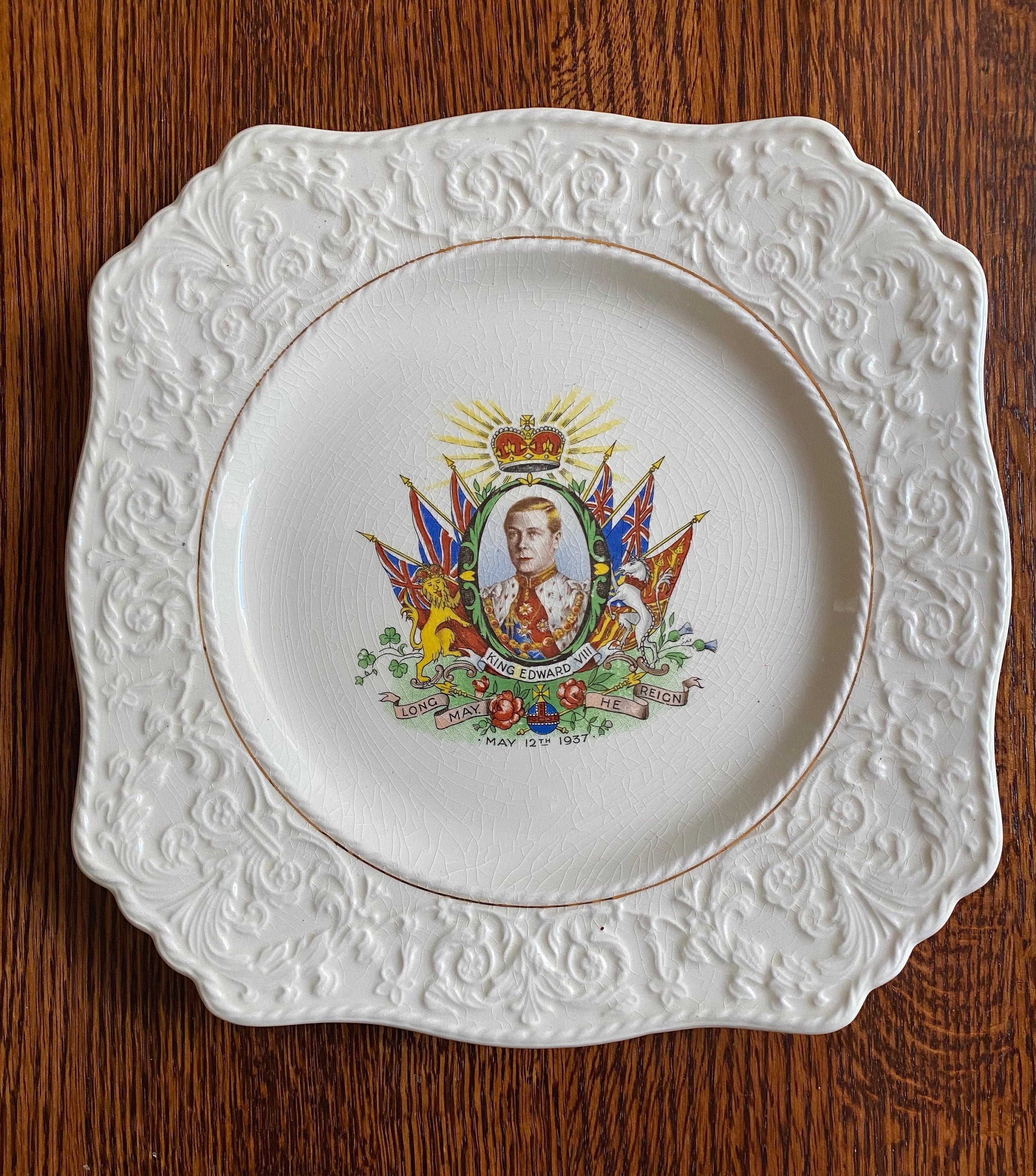 Royal Winton Pottery King Edward VIII Porcelain - Etsy