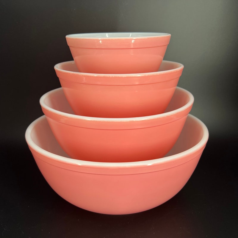 Pink Pyrex Bowls - Etsy