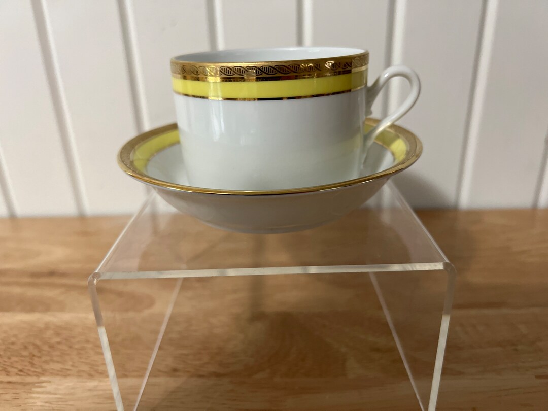 Palermo Yellow Richard Ginori Flat Cup & Saucer Set - Etsy