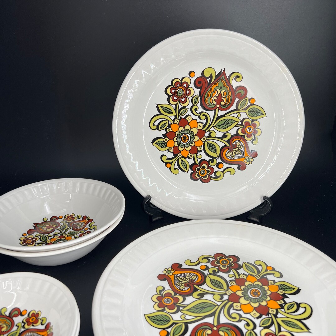 English Ironstone Pottery Ltd, Tanya Pattern, 6 Pieces - Etsy UK