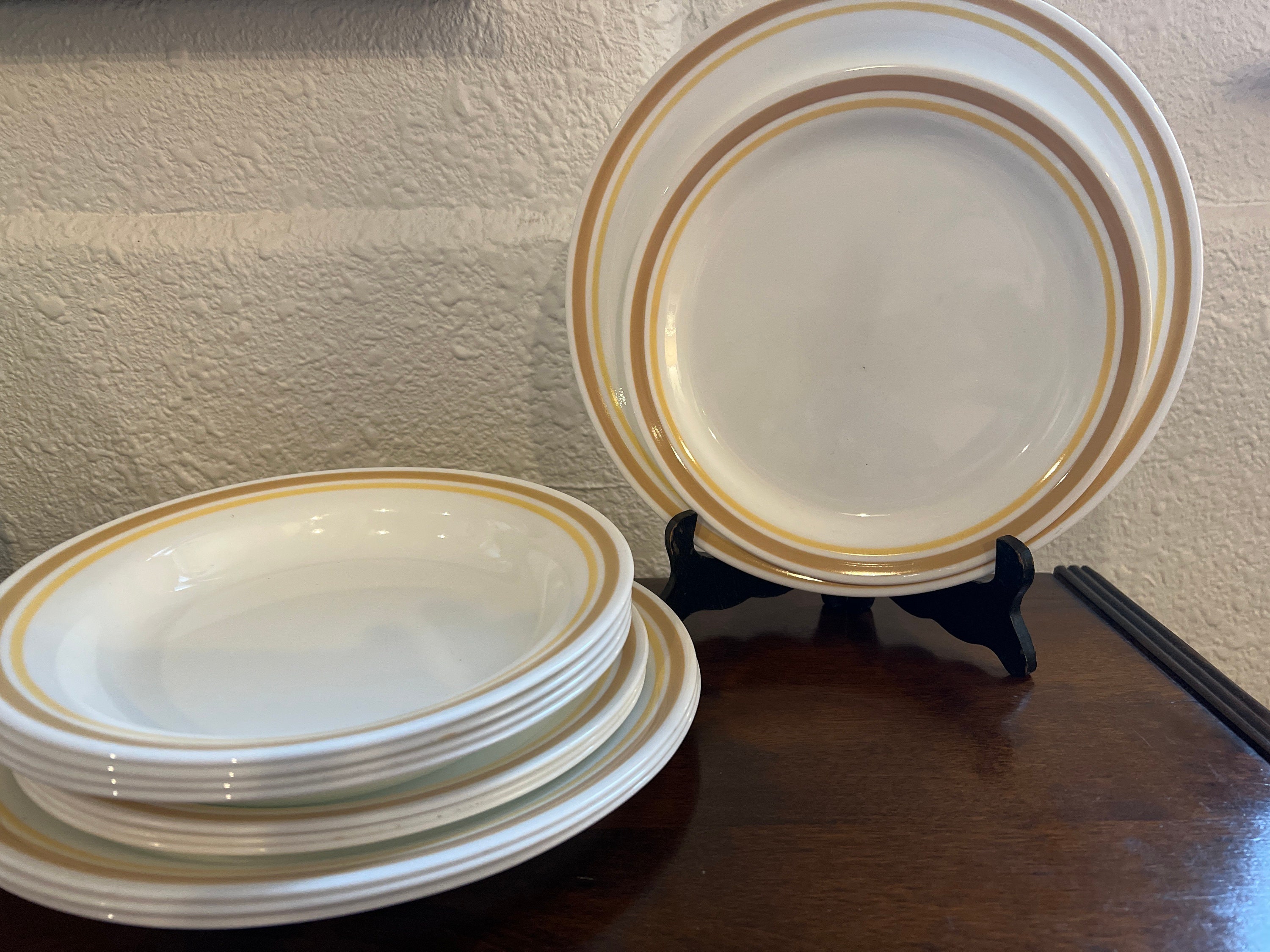 Corelle, Almond, Dinner Plates, Salad Plates, Rim Soup Bowls - Etsy