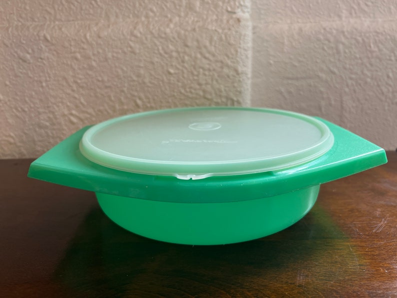 Tupperware Jadeite Green Storage Bowl 786 - Etsy