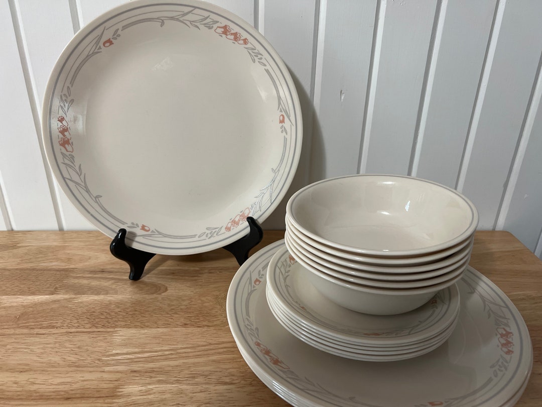 Corelle, Rose, 18 Pieces - Etsy