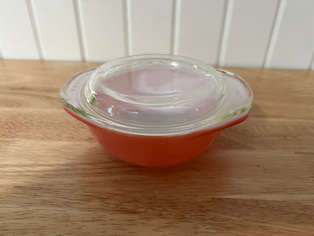 Pyrex, Flamingo, 080 With Lid, 8 Oz, Individual Casserole - Etsy