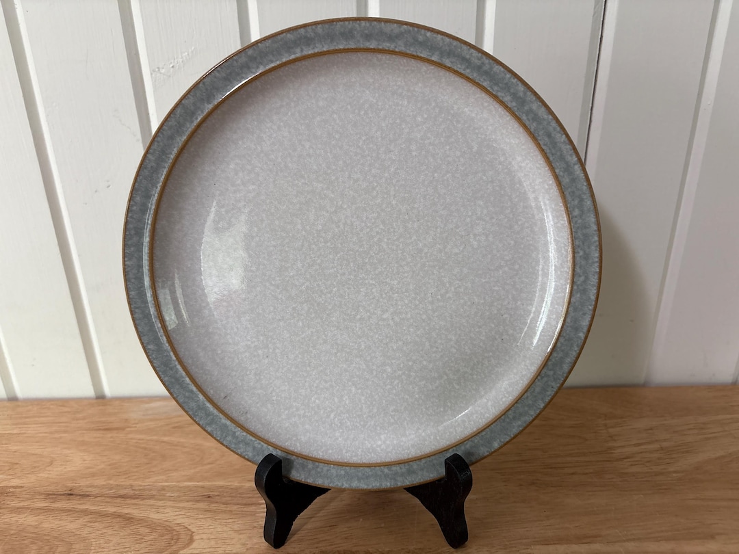Denby, Elements Light Grey, Salad Plate - Etsy