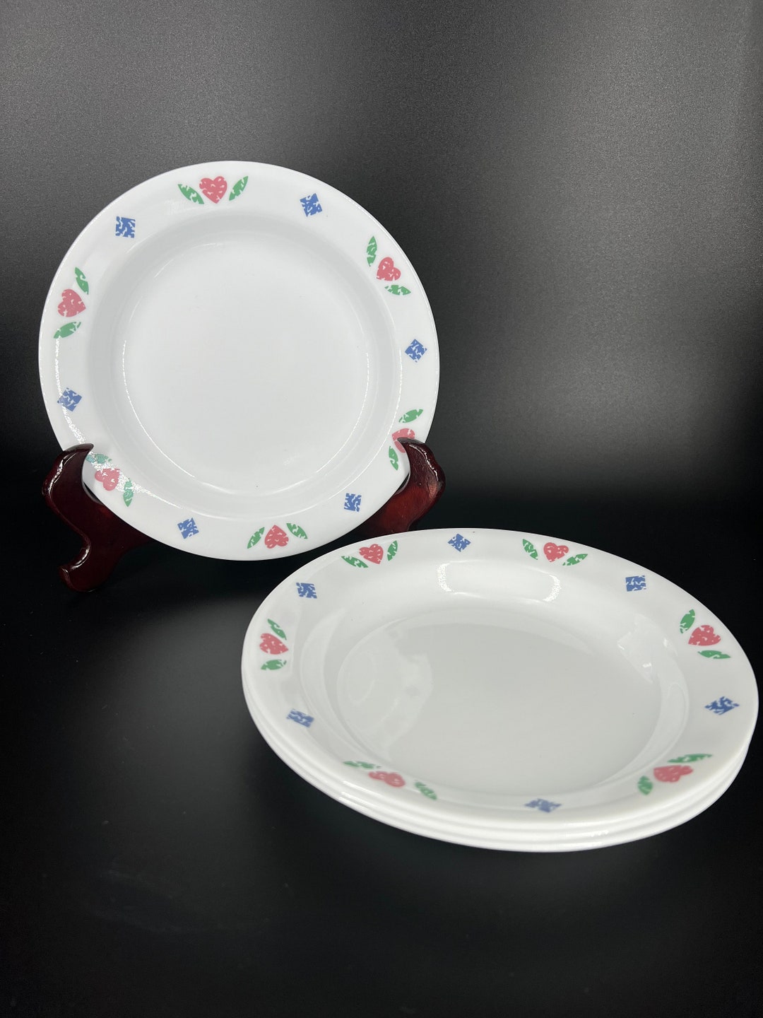 Corelle, Quilt, 4 Rim Soup Bowl - Etsy