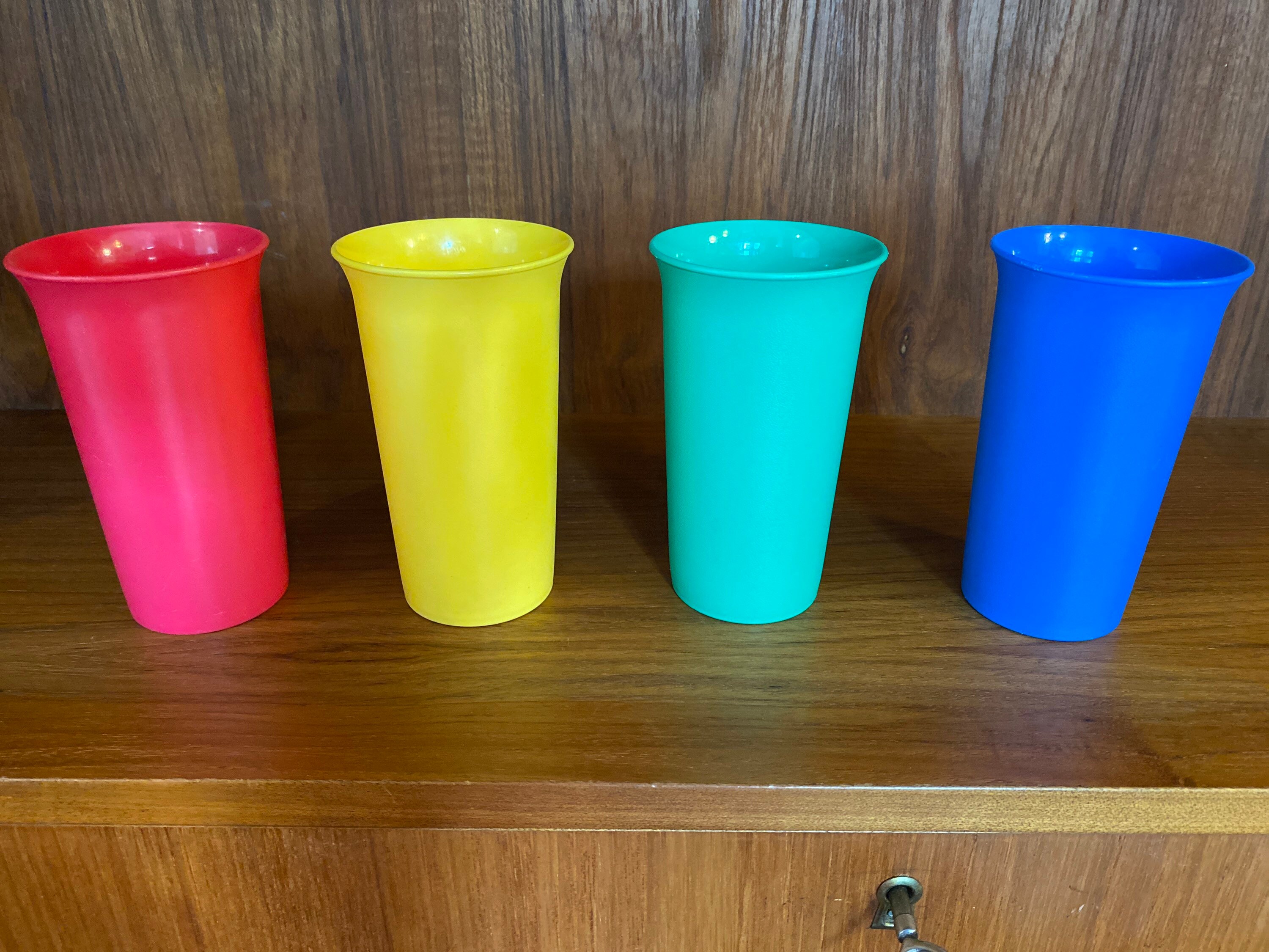 Tupperware, Primary Color Tumblers - Etsy UK