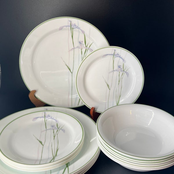 Iris Plates - Etsy