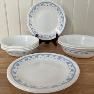 Corelle, Morning Blue, 9 Pieces - Etsy